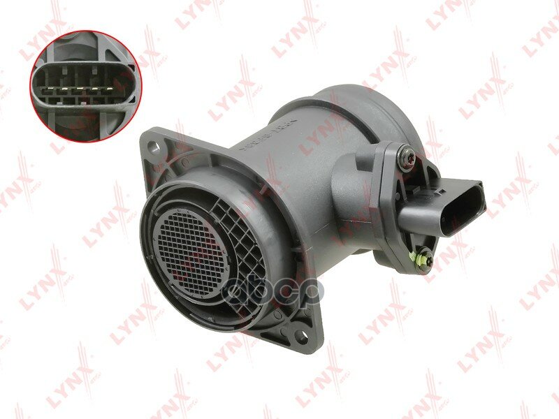 Датчик массового расхода воздуха VW Passat 1.9D 00-05 Transporter IV 2.5D 90> LYNXauto арт. dm-1461
