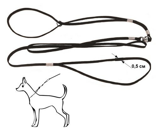 Yami-Yami Ринговка черная, капрон, 5мм
