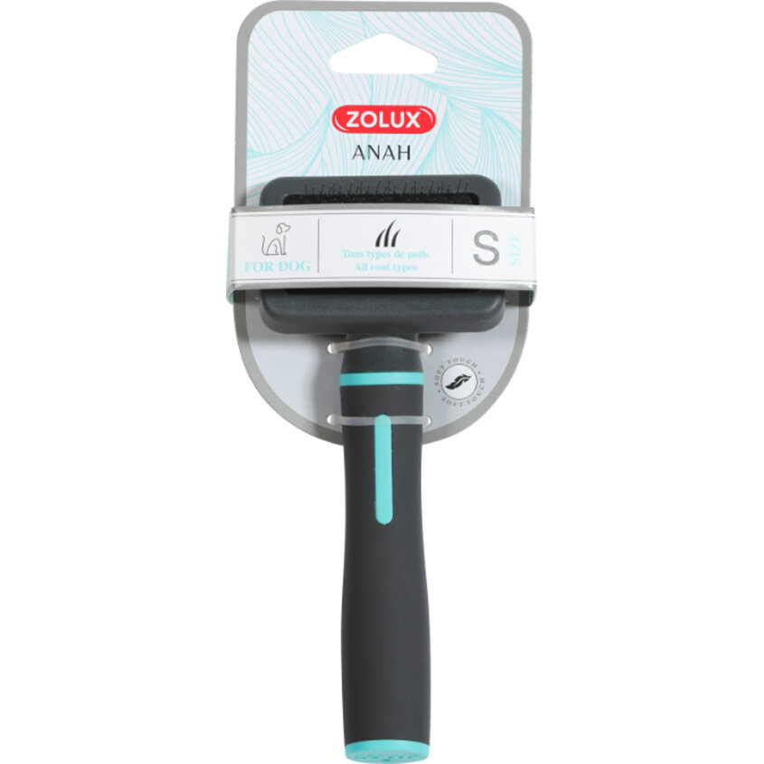 Zolux Щетка-пуходерка для собак малая, S, 7,3*3,5*17,8см
