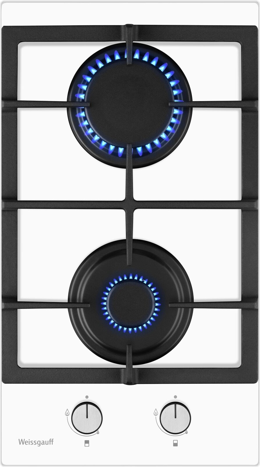 HGG 320 WGV / Газовая варочная панель WEISSGAUFF HGG 320 WGV, независимая, белый