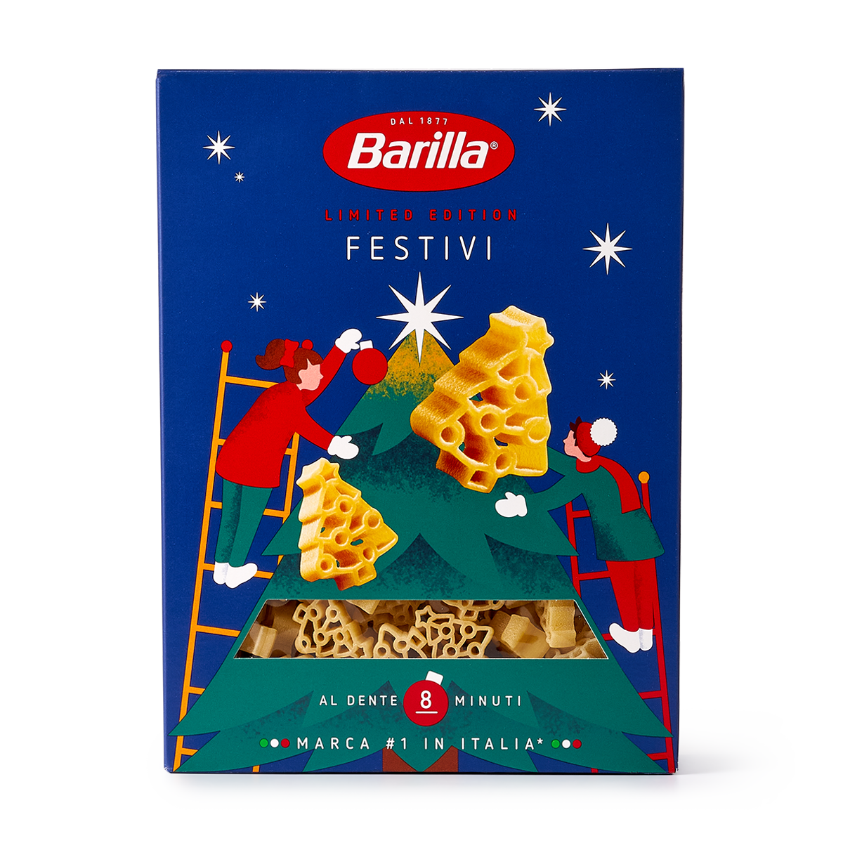 Макароны Barilla Festivi, из твердых сортов, без добавок, 400г