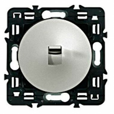 L Celiane Выключатель 1-но клавишный с 2-х мест (переключатель) рычажковый, титан, DIY, LEGRAND 696942 (1 шт.)