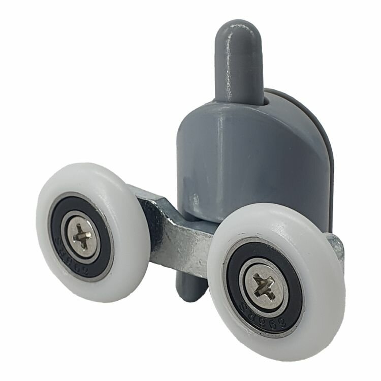 Ролик нижний (двойной) для душевой кабины 25 мм, отв. 10-12 мм, 1 шт