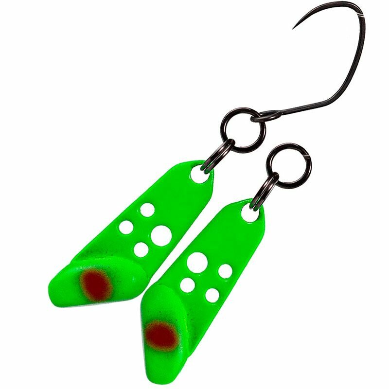 Блесна из латуни на форель, покрыта золотом и серебром RB Папилон 1.7гр - 482