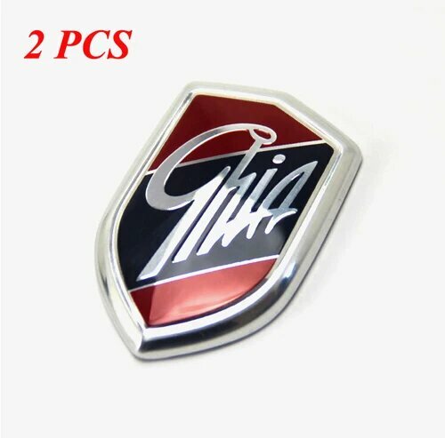 Автомобильные наклейки эмблемы GHIA боковой щит логотип маркированная наклейка s для Ford 2 PCS