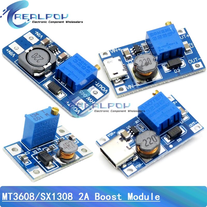 MT3608 Boost Module REALPOY, Цвет: MT3608 — фото 1