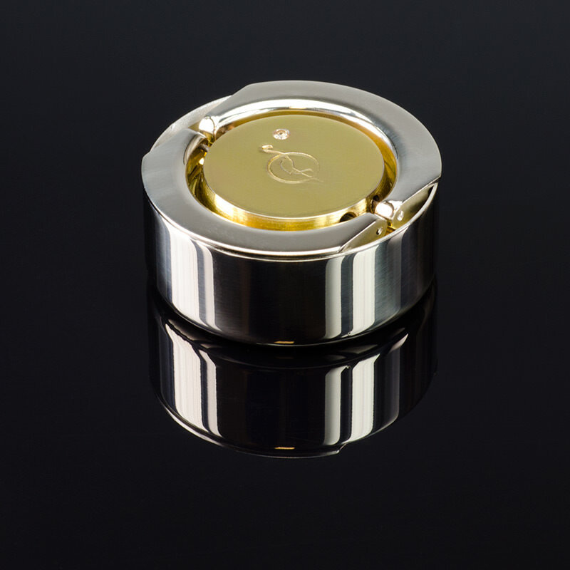 OL-21 040 Tc "техно-кристалл" - Металлическая ручная оснастка, д. 40 мм, со штемпельной подушкой"