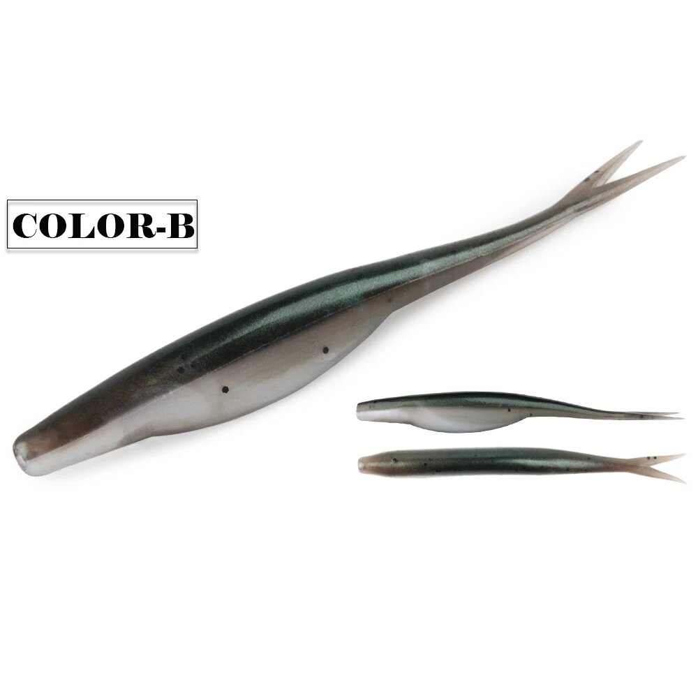 Spinpoler Jerk Shad 4.72", 5 шт, TPR, плавающий Color-B