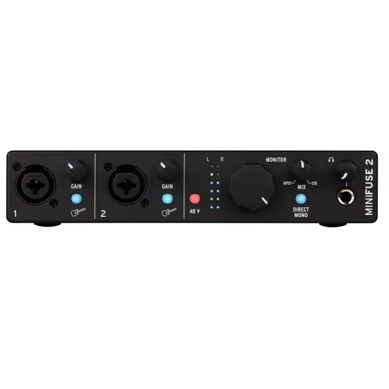 ARTURIA MiniFuse 2 — аудиоинтерфейс черный — фото 1