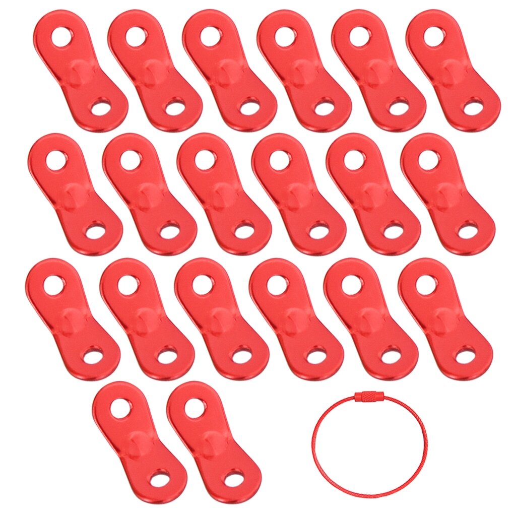 Аксессуары для палаток, Регулировочные зажимы для шнура палатки, 20 шт.