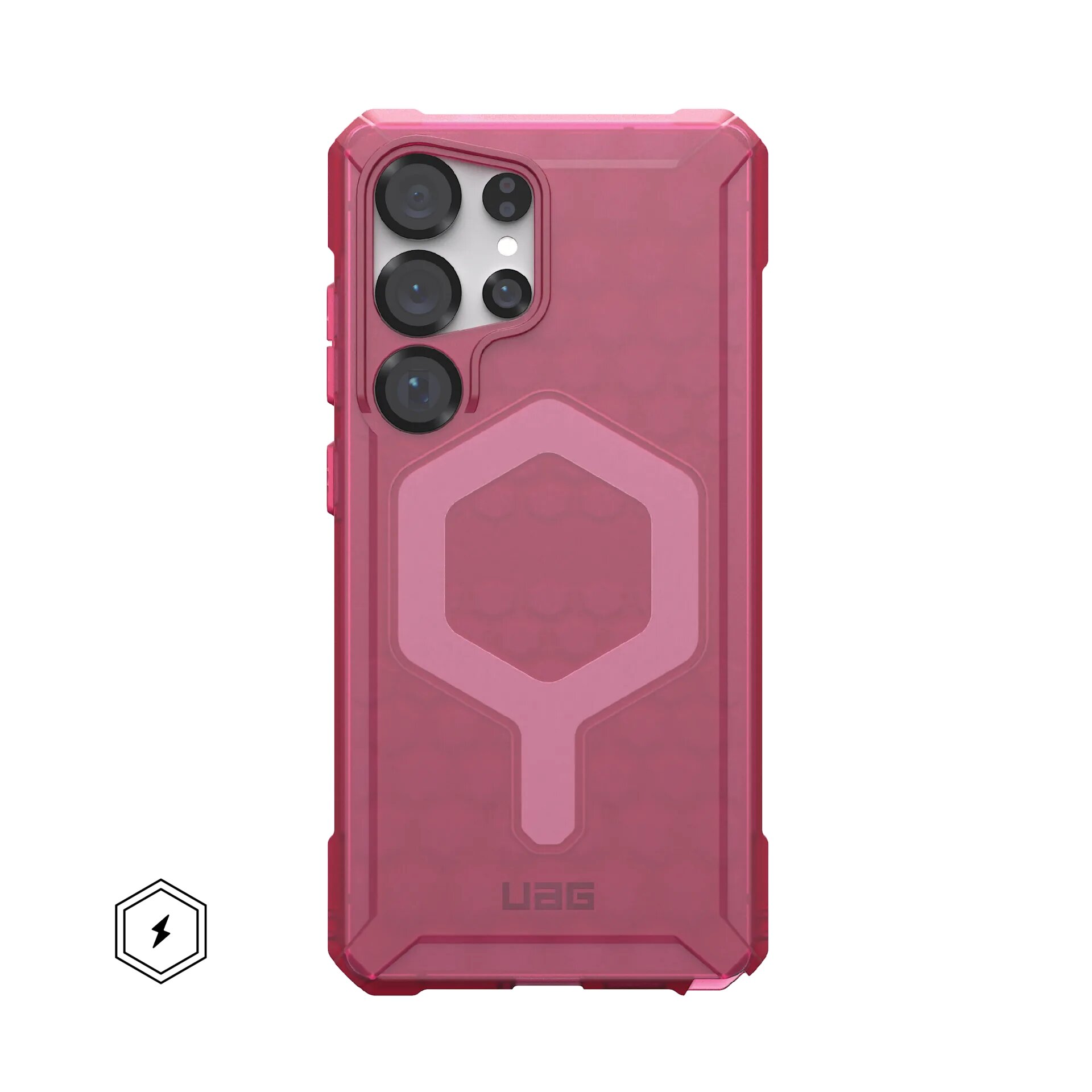 Чехол с поддержкой MAGSAFE UAG Essential Armor для Samsung Galaxy S25 Ultra, цвет красный (Berry)