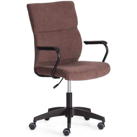 Кресло офисное Tetchair BENEFIT флок, коричневый