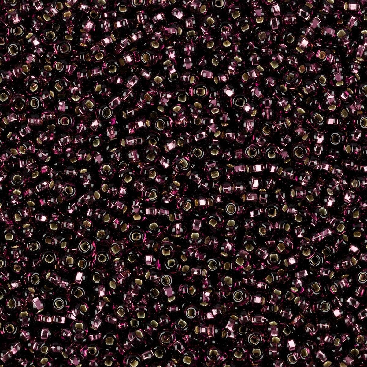 Бисер PRECIOSA Круглый, 10/0, 2,3 мм, 27060, сиреневый, 50 г, Чехия (311-29001 (331-29001))