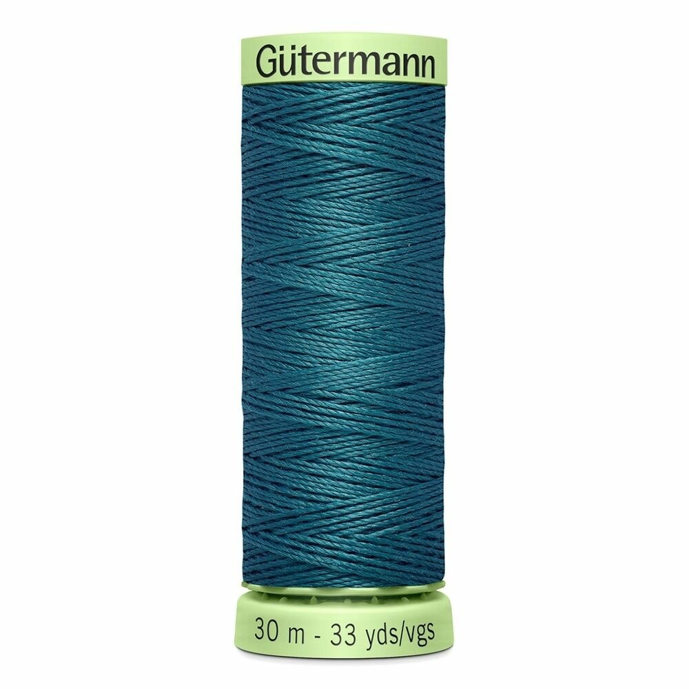 Декоративная нить Gutermann Top Stitch 30/30 м для отстрочки, 100% полиэстер, цвет 223 лазурно-бирюзовый, 5 шт (3)