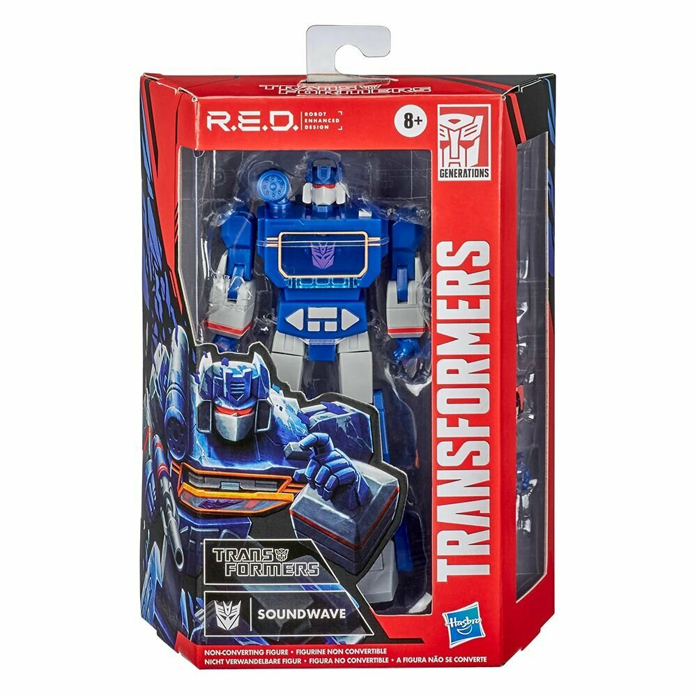 Трансформеры Hasbro Игрушка R.E.D Transformers Soundwave 15cm — фото 1