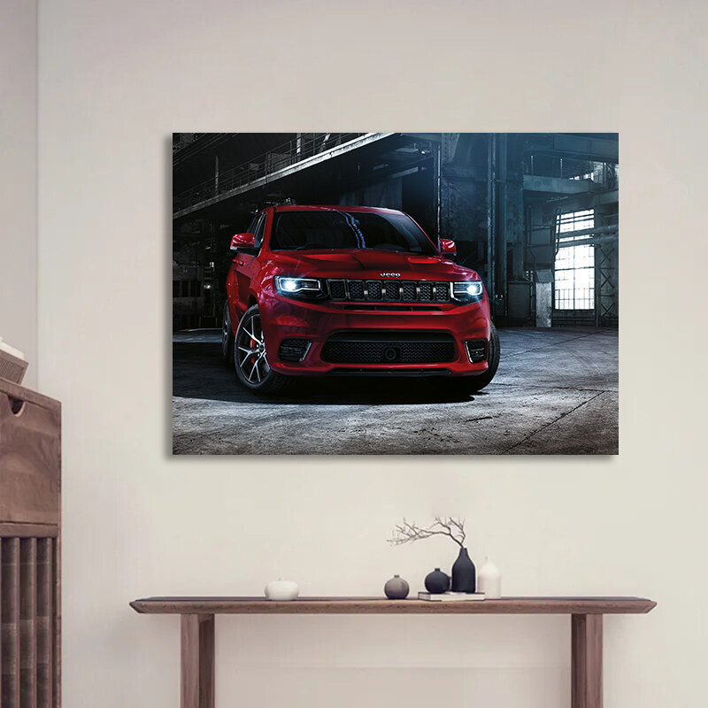 Картина авто / джип, картины на стену для интерьера / мужчине, 20х30 см.