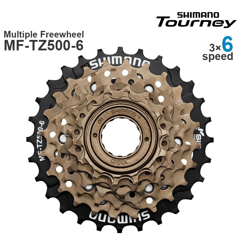 Кассета Shimano Tourney MF-TZ500-6 6 скоростей 14-28T