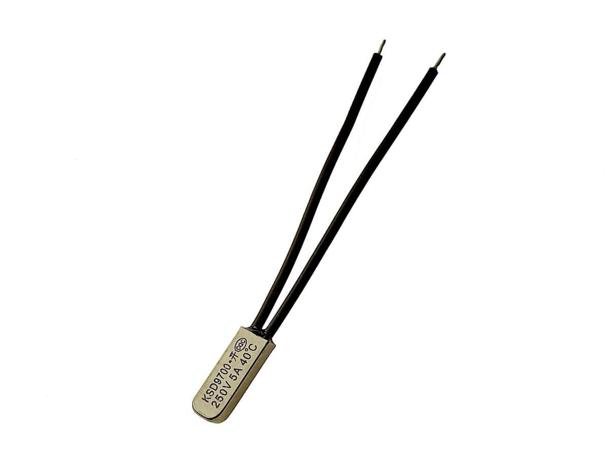 Термостат ksd 9700ST 40 NO 250v 10a стальной нормально открытый