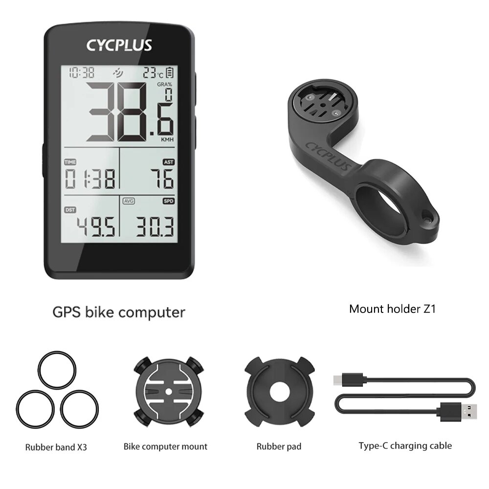 CYCPLUS M3 Велокомпьютер Черный, M3 Z1