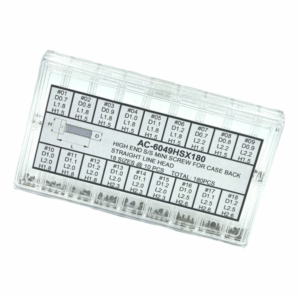 Смотреть инструменты ремонта, Миниатюрные винты для часов, 1 коробка по 180 штук