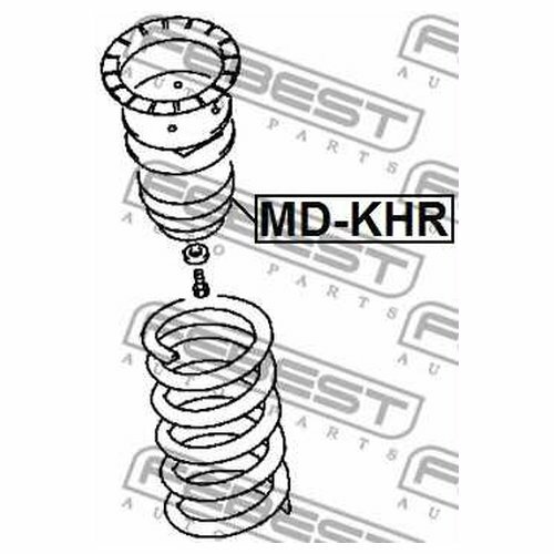 Отбойник Амортизатора Ford C-Max 2007/02-2010/09; Ford Focus C-Max 2003/10-2007/03; Ford Febest mdkhr для Mitsubishi Pajero Sport I, II, III