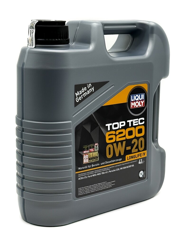 LIQUI MOLY Top Tec 6200 0w20 (4л) 20788