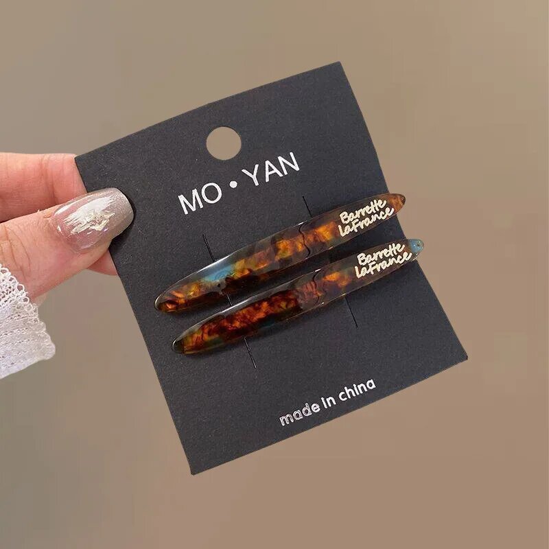 Заколки для волос MO·YAN, 2 шт, Blue coffee