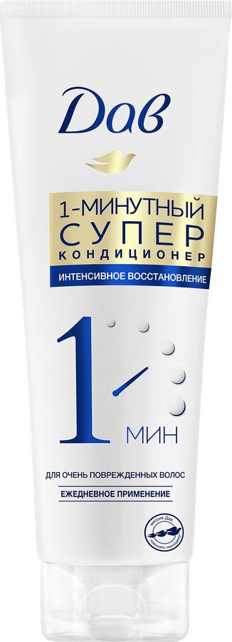 Кондиционер для волос ДАВ 1min Интенсивное восстановление, 180мл