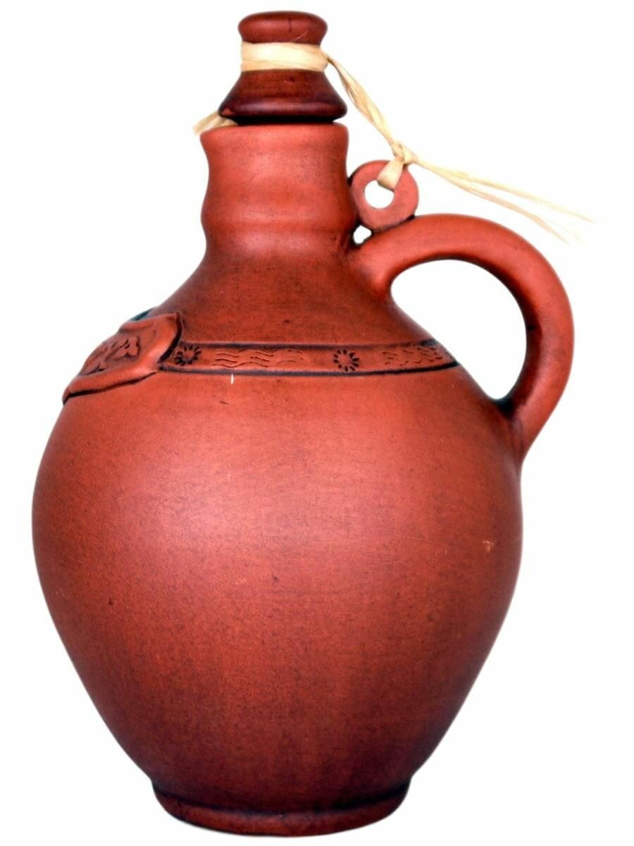 Кувшин "Медовуха" + глазурь, глина, керамика, ручная работа