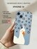 Чехол на Apple iPhone 14 / Айфон 14 с принтом "Влюблённый гусь 3 - 14 февраля", ...