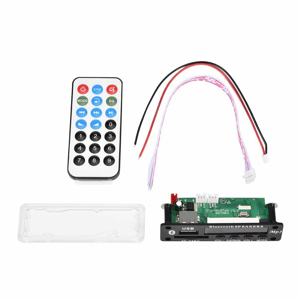 Плата декодера MP3/WMA, Bluetooth, USB, SD, FM