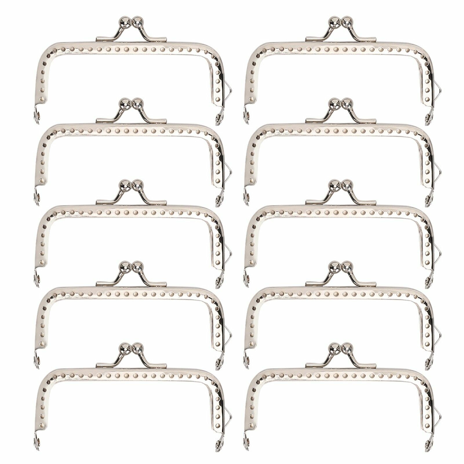 10 шт. 8,5 см квадратных металлических замков-рамок для изготовления сумок, материалы для рукоделия, надежные застежки