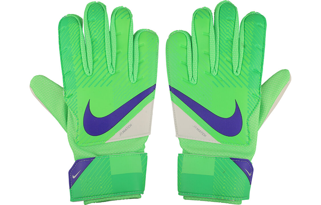 Спортивные перчатки детские Nike Kids' Green, зеленые, 5 EU, хлопковые, удобные для активных игр и тренировок