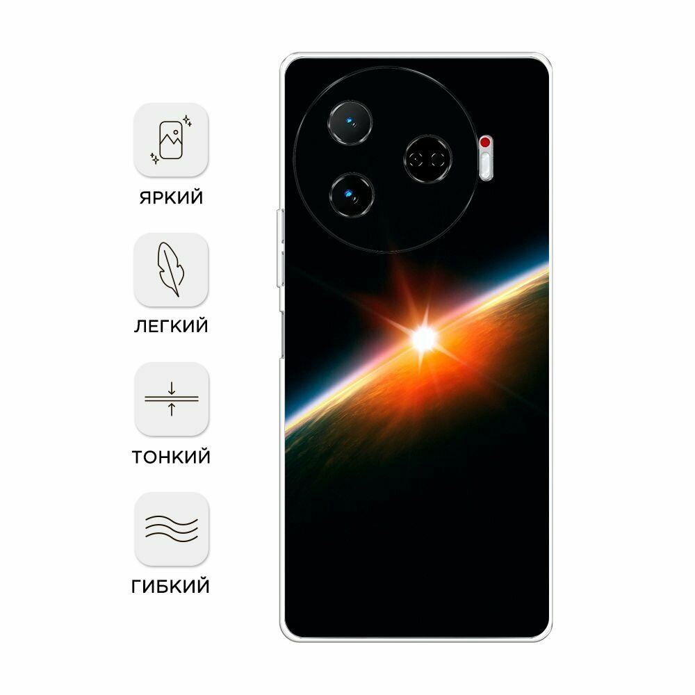 Чехол на Tecno Camon 30 Pro 5G / Текно Камон 30 Про 5G с принтом "Космос 9" — фото 1