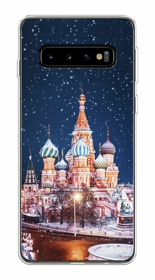 Чехол на Samsung Galaxy S10 + / Самсунг Галакси S10 Плюс с принтом "Москва 1"