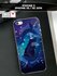 Чехол на Apple iPhone 5/5S/SE / Айфон 5/5S/SE с принтом "Ночные киты"