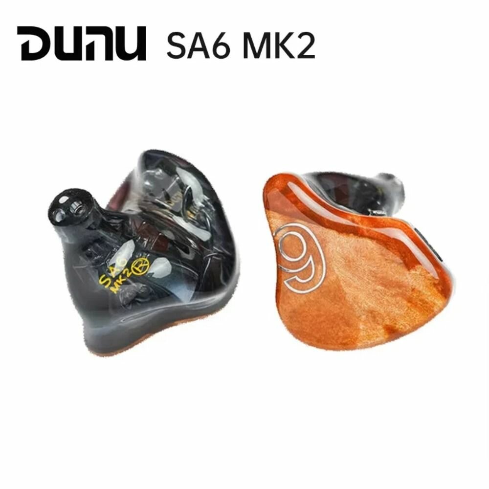 DUNU SA6 MK2 6BA-вкладышевых мониторов IEMs, 6 динамиков балансировочной арматуры, Наушники, 2 переключателя настройки