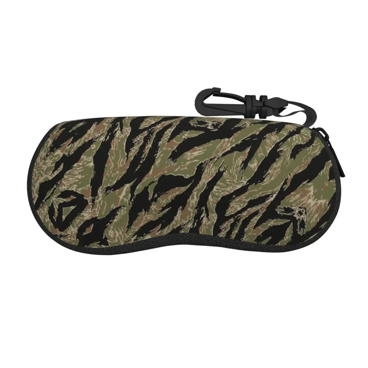 Камуфляжный чехол для очков в тигровую полоску на заказ с застежкой-молнией, камуфляжный чехол для очков, неопреновая портативная защитная сумка для хранения очков