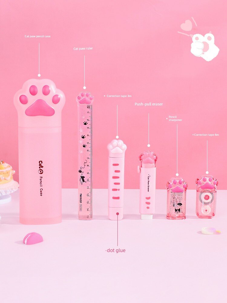 Набор подарочных коробок серии «Запретный город» Yunxuan: пенал с милым мультяшным дизайном в виде кошачьей лапки,