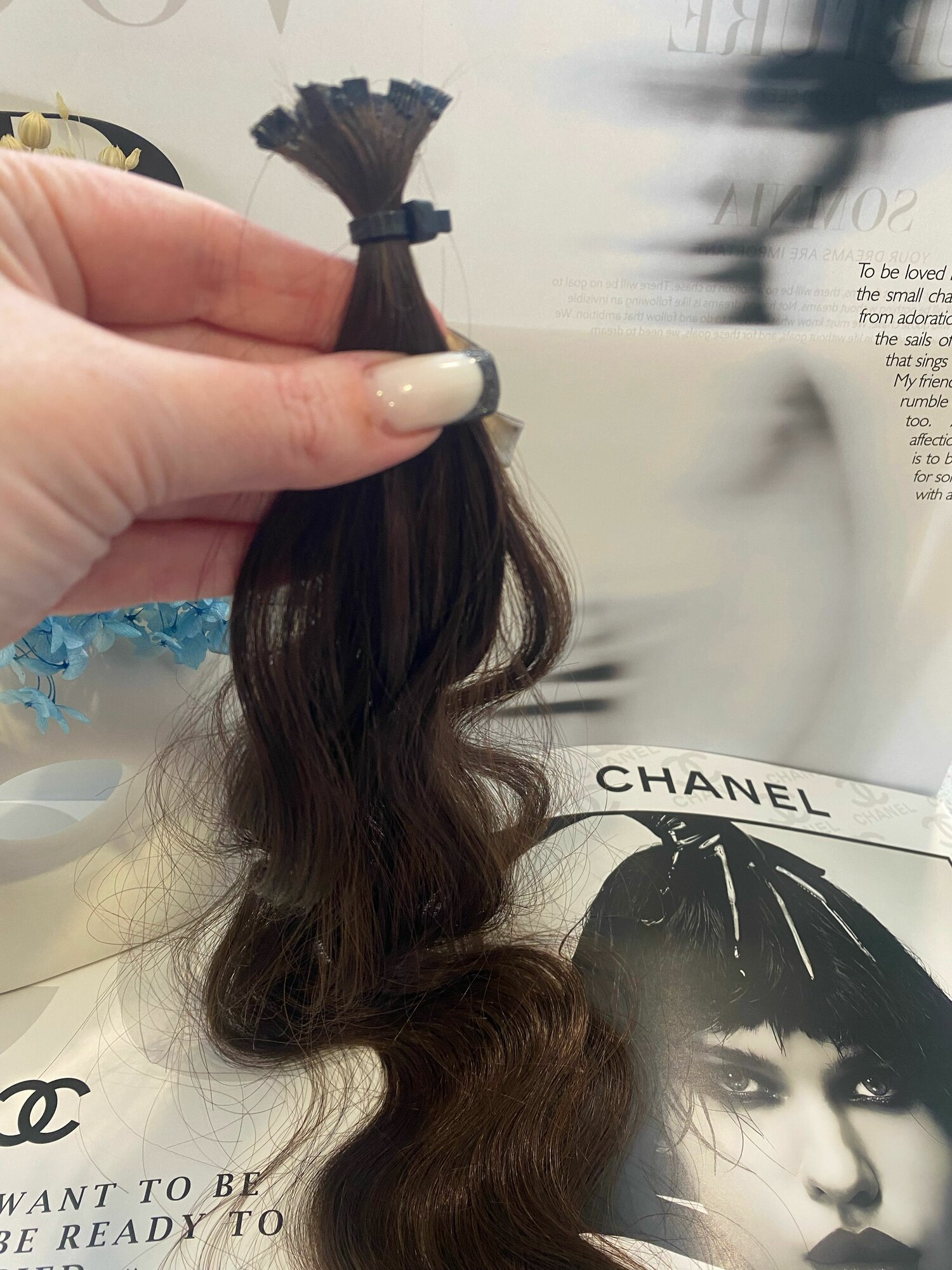 Биопротеиновые волосы на капсулах для наращивания