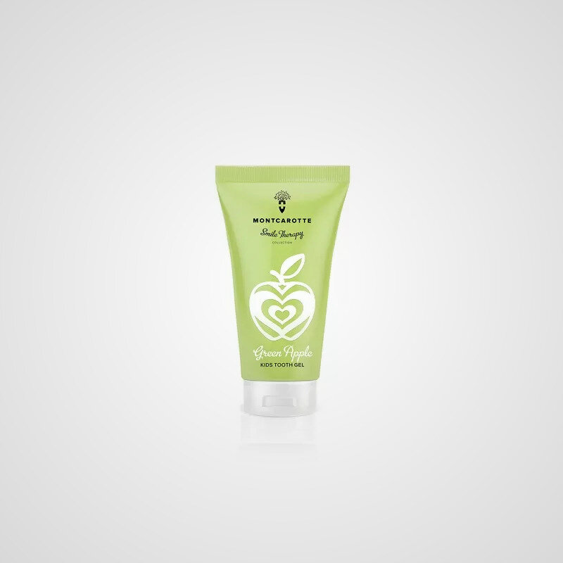 Детская зубная паста MontCarotte "Детский зубной гель “Зеленое Яблоко" 30 мл MontCarotte Green Apple KIDS Tooth Gel Паста 30 мл