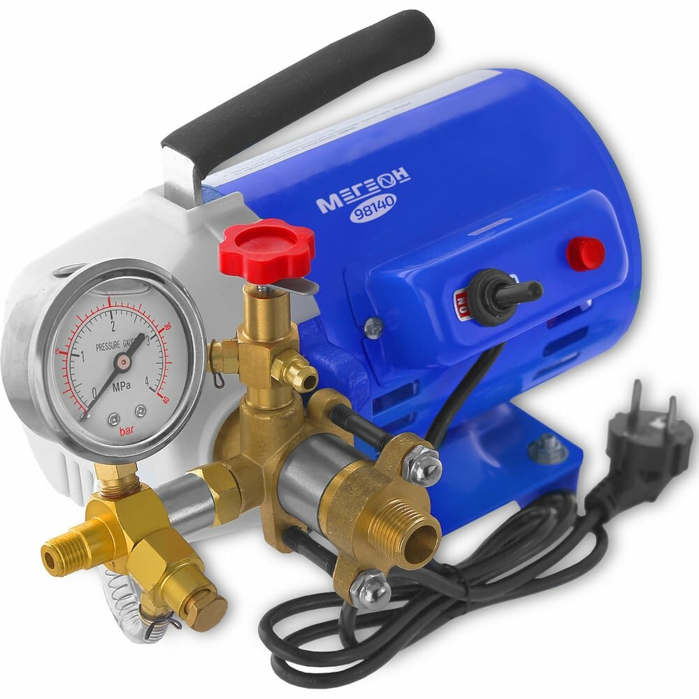 Электрический опрессовочный насос мегеон 98140