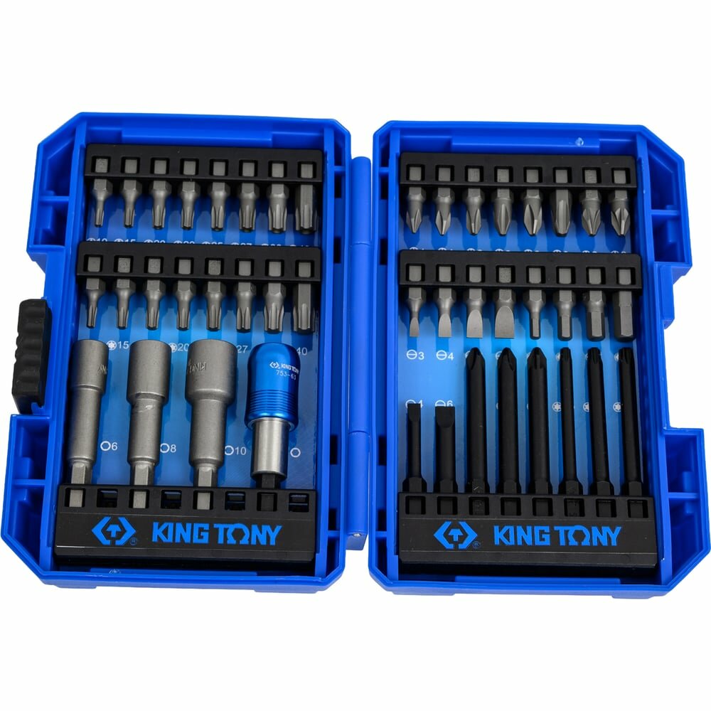 Набор 44 предмета для шуруповерта KING TONY 1044MR