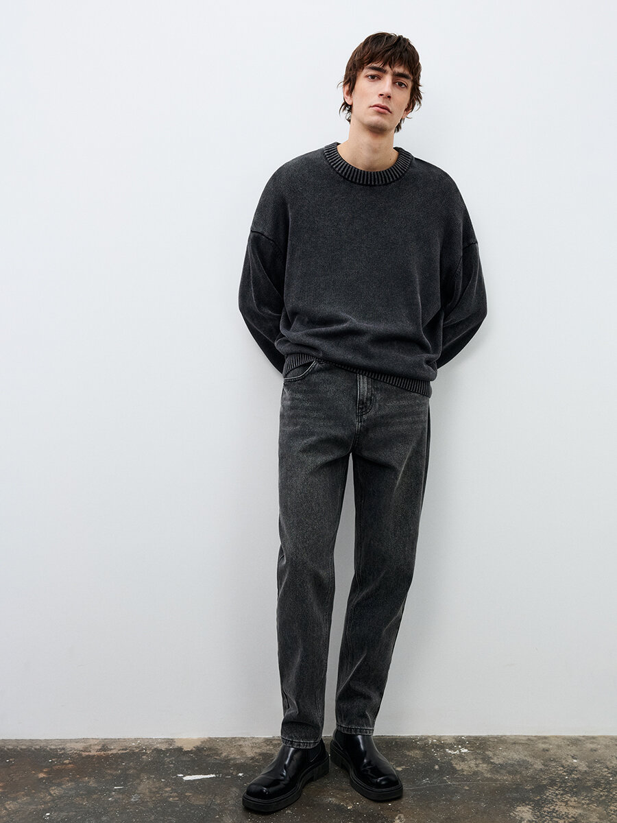 Джинсы зауженные basic 