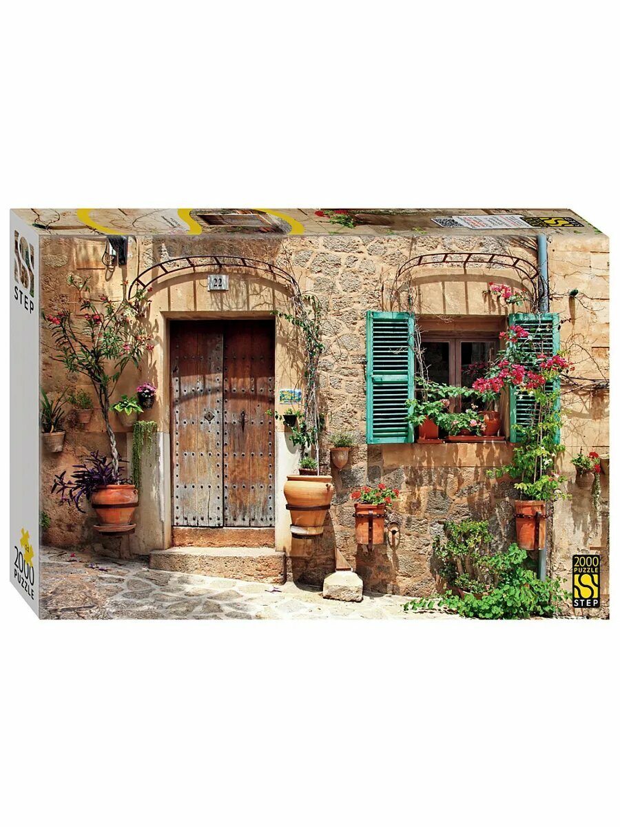 Пазлы 2000 элементов для взрослых "Испанская улочка"