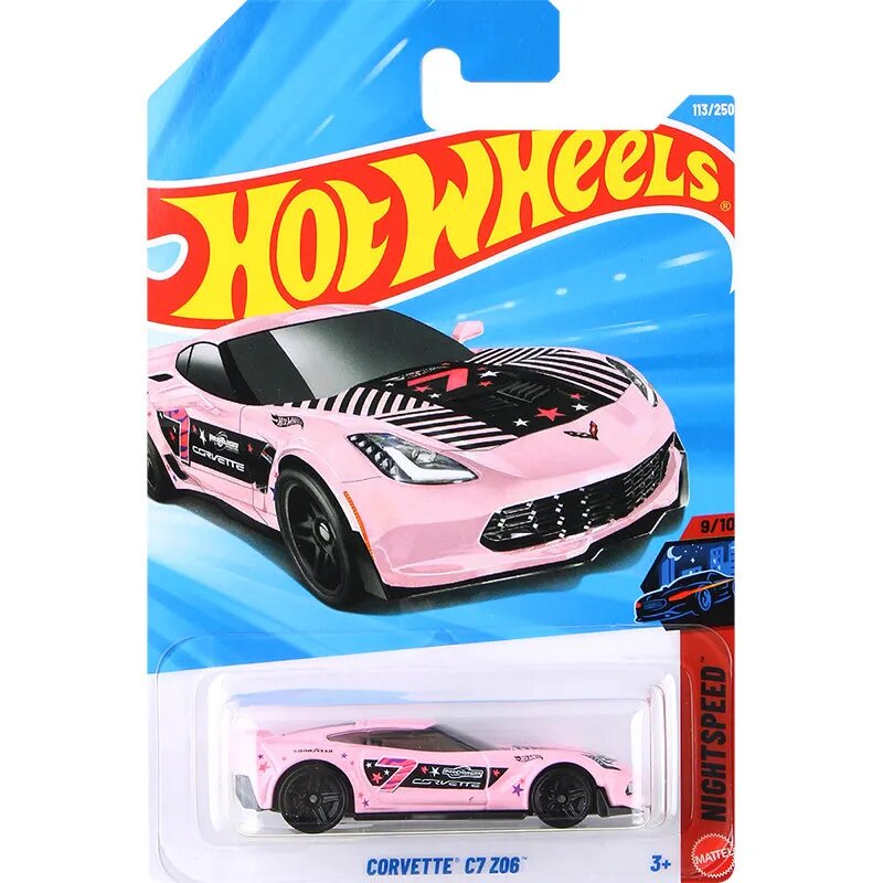 Hot Wheels Corvette C7 Z06, розовый, 113