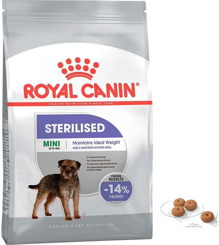 Сухой корм royal canin для стерилизованных собак мелких пород mini sterilised 3кг