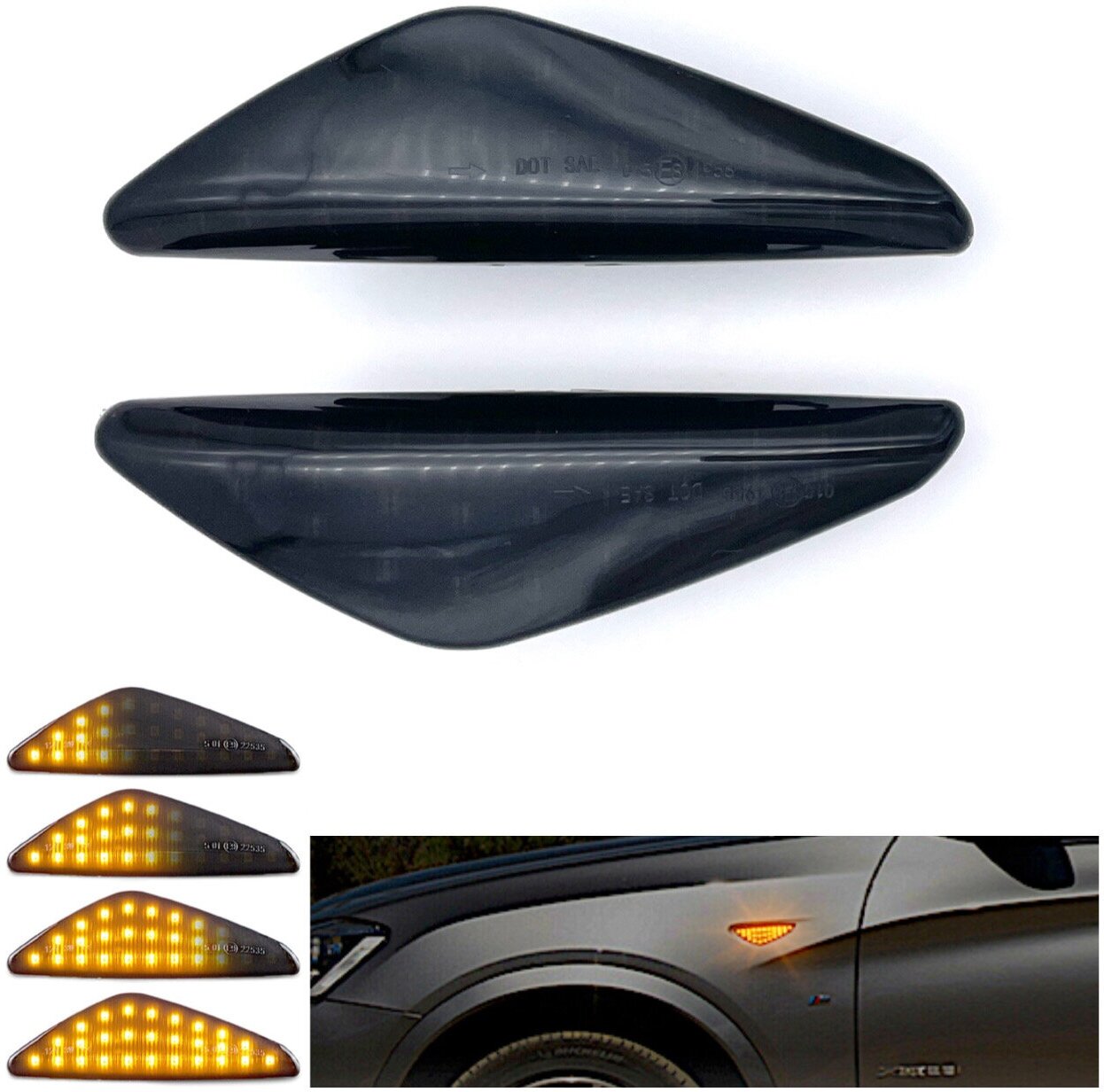 Динамические поворотники для BMW