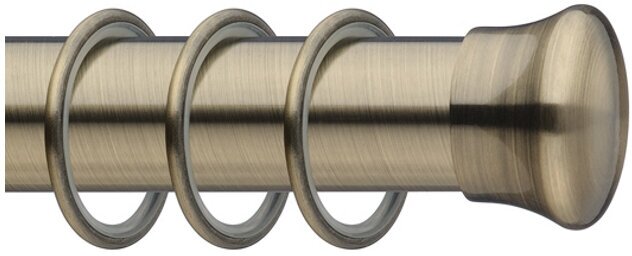 ARTTEX комплект наконечников 28 мм заглушка 2 шт золото антик арт. Н. 28.299.650