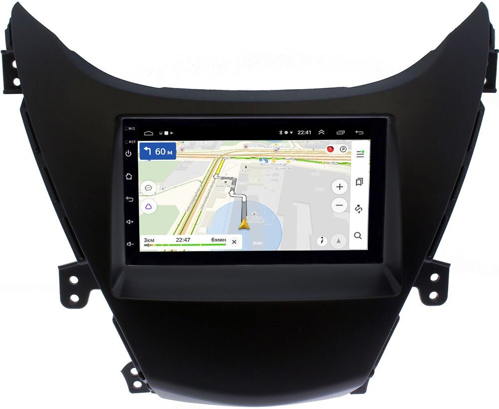 Магнитола в штатное место 2 din Hyundai Elantra 5 (MD) 2010-2014 OEM на Android 10 (CarPlay, AHD, 1/32) (RK7-RP-HDELB-191)
